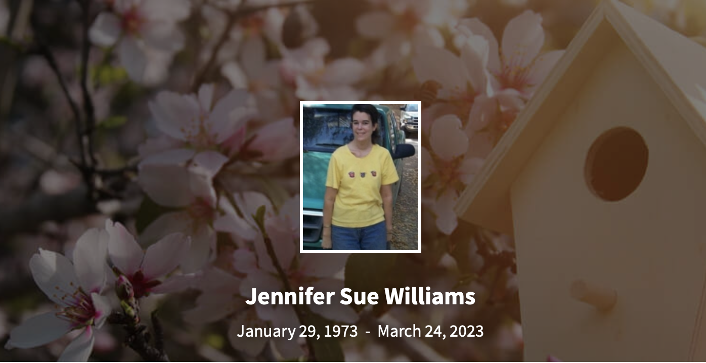 Jennifer Sue Williams – SISKIYOU NEWS