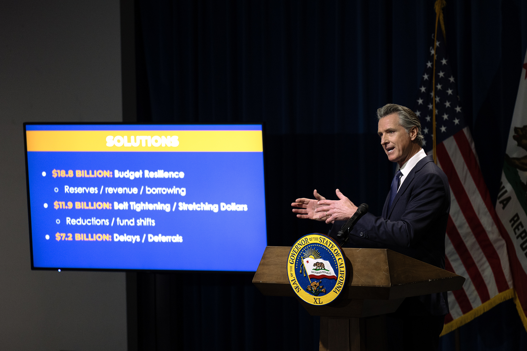 CalMatters: Gavin Newsom’s new budget is already leaking red ink as ...