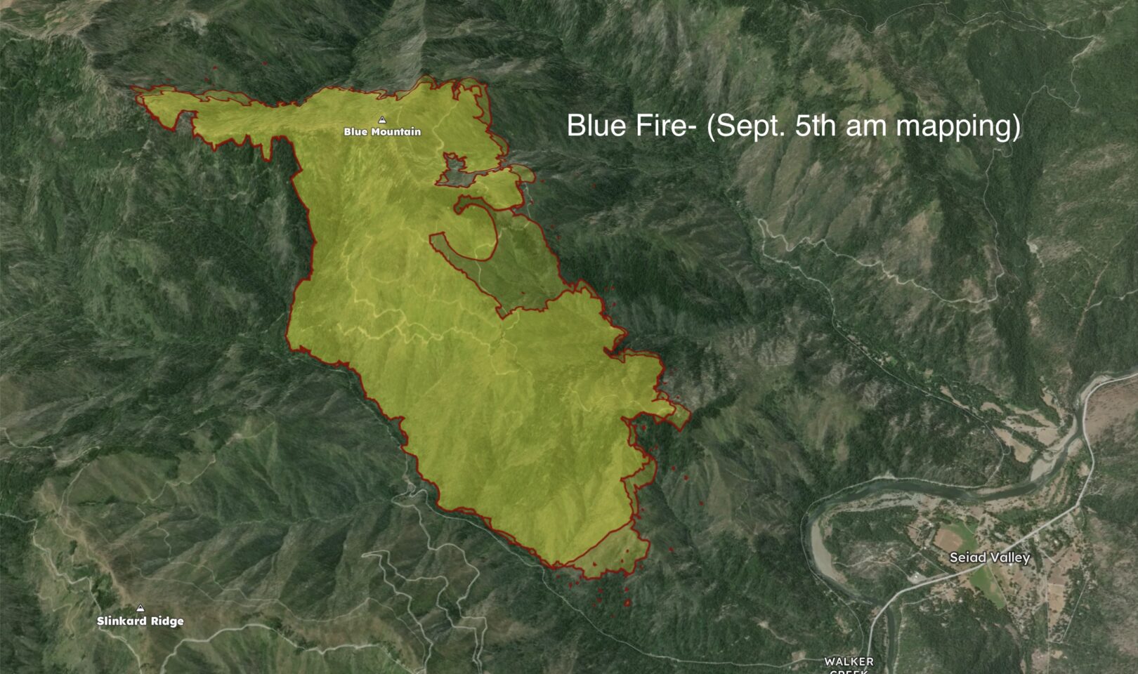 Blue Fire Continues Northwest Spread, Threatens Seiad Valley ...
