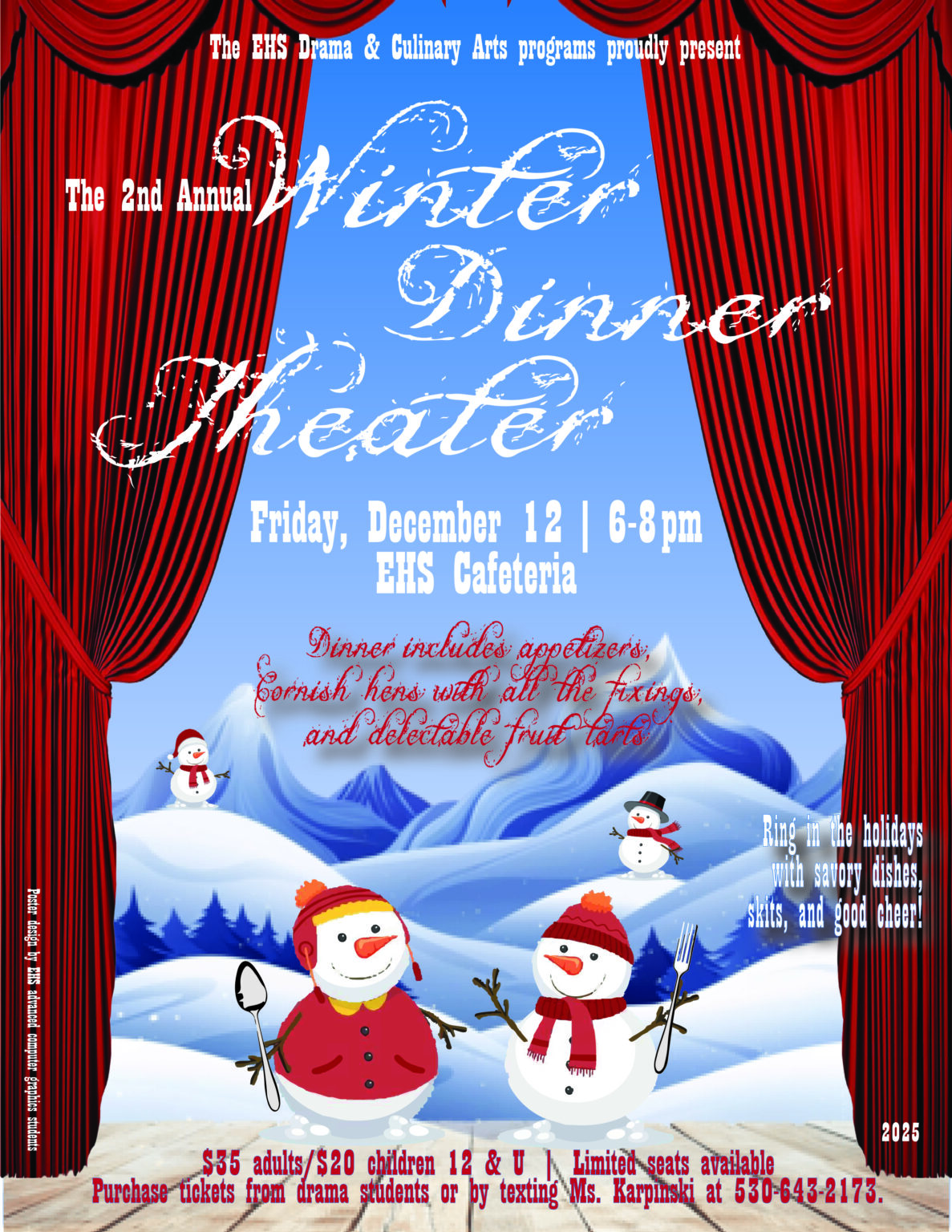 EHS Winter Dinner Theater in the EHS auditorium/cafeteria – SISKIYOU NEWS